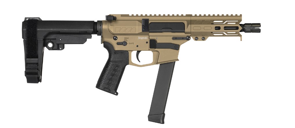 CMMG Banshee MkG 9mm Pistol, Coyote Tan - Top Gun Supply