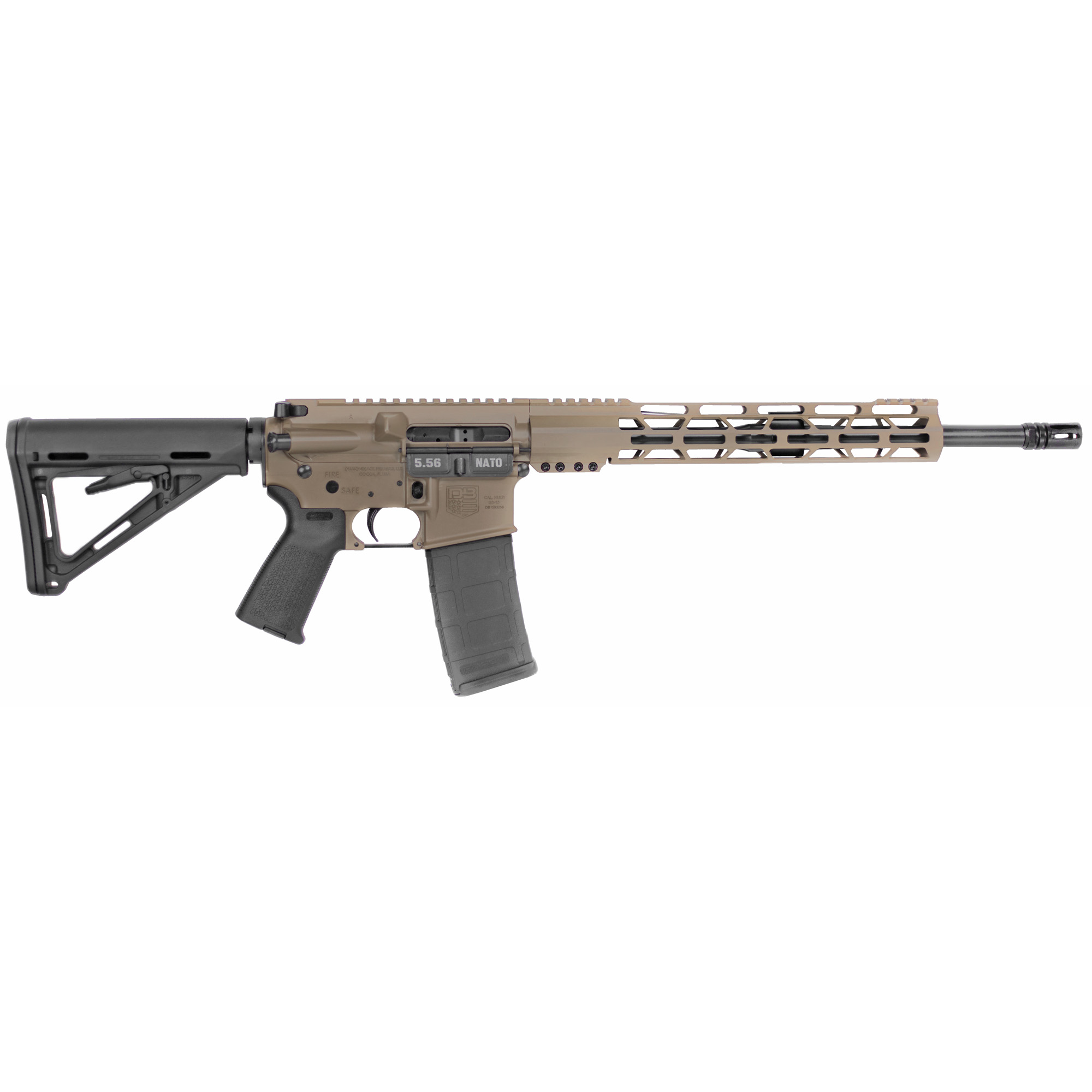 Diamondback DB15 AR-15 Rifle .223/5.56 16" Barrel - FDE - Top Gun Supply