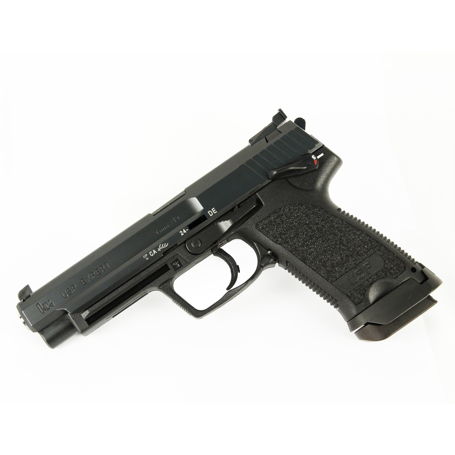 H&K USP Expert 9mm, DA/SA, Adjustable Sights - Top Gun Supply