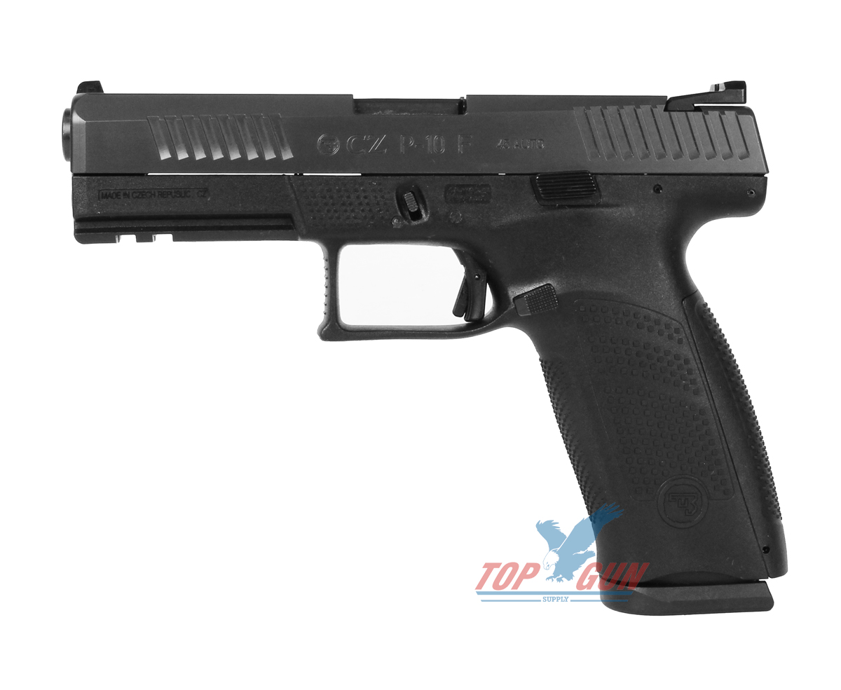 Cz P-10f, .45acp - Blk - Top Gun Supply