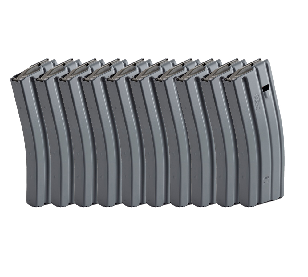 OKAY Industries Surefeed 30RD AR15 Magazine - GREY DFL- 10 PACK - Top ...