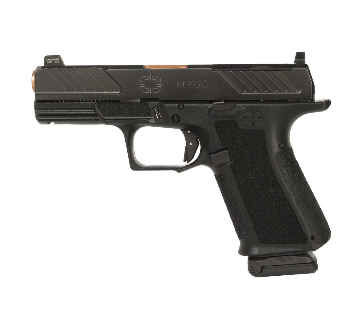Shadow Systems MR920 Combat Slide, Bronze Spiral Unthreaded Barrel, 9mm ...