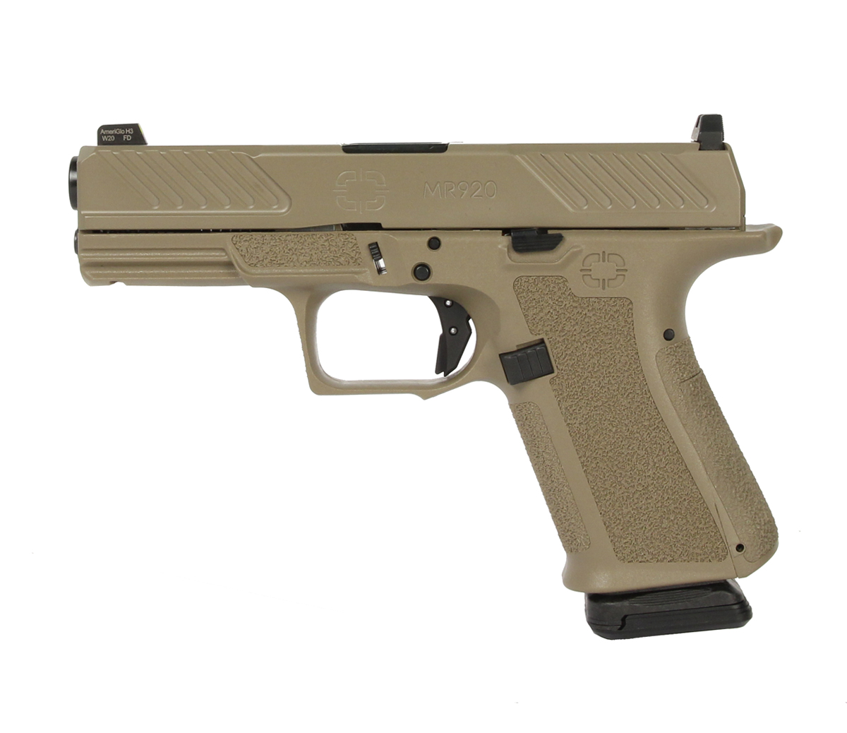 Shadow Systems MR920 Combat Slide, DLC Spiral Unthreaded Barrel, 9mm ...