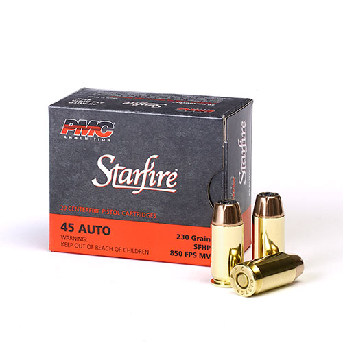 PMC Starfire, 45 ACP, 230 GR, Hollow Point, 20RD - Top Gun Supply