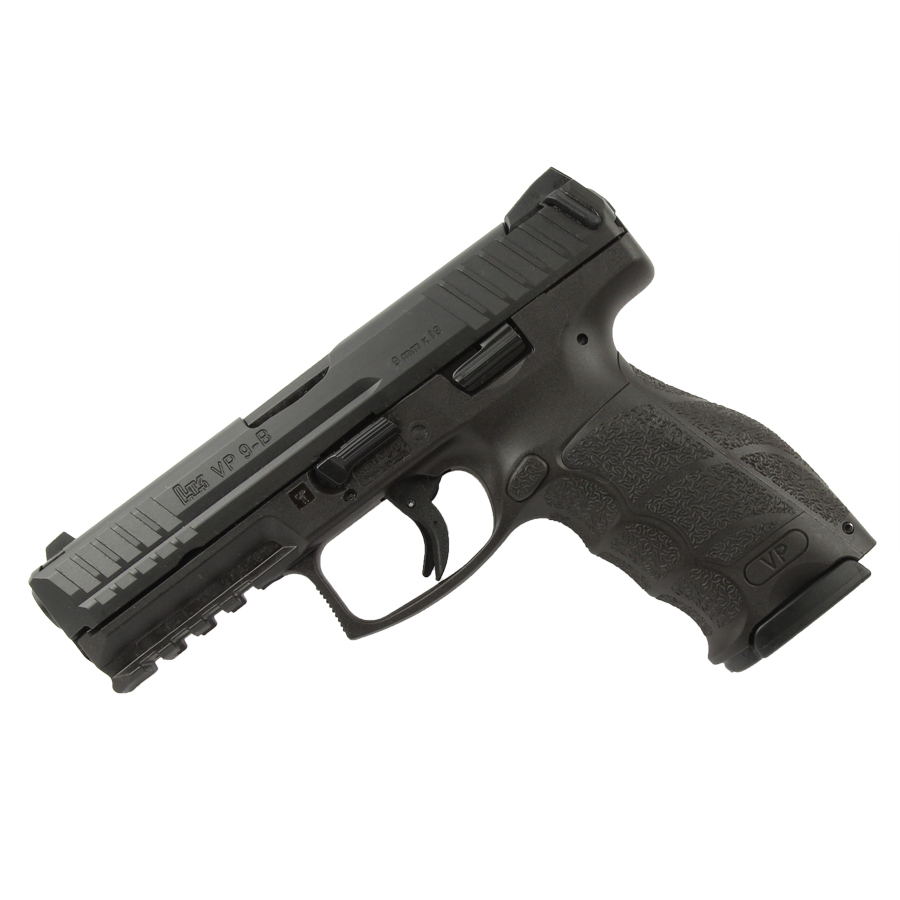 H&K VP9-B, Striker Fired, Fixed Sights, 9mm - Black - Top Gun Supply