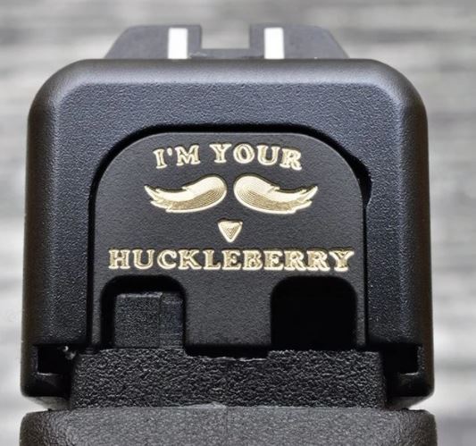 Milspin Custom Back Plate - Huckleberry - Standard Glock - Stainless ...