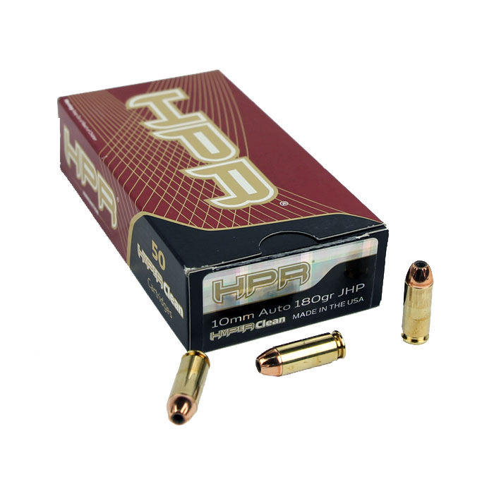 HPR 10mm Auto 180 GR. JHP - 50RD - Top Gun Supply