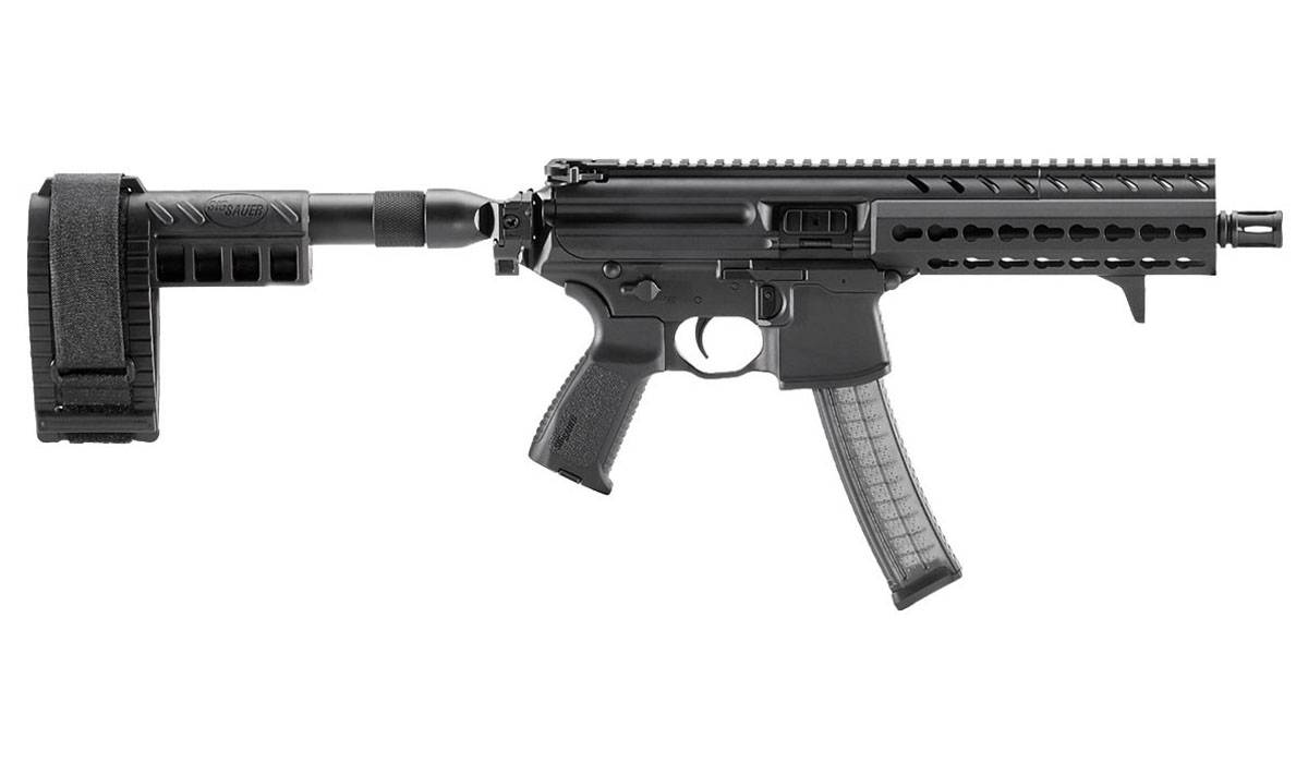 Sig Sauer MPX Pistol W/Stabilizing Brace, Keymod, 9mm - Top Gun Supply