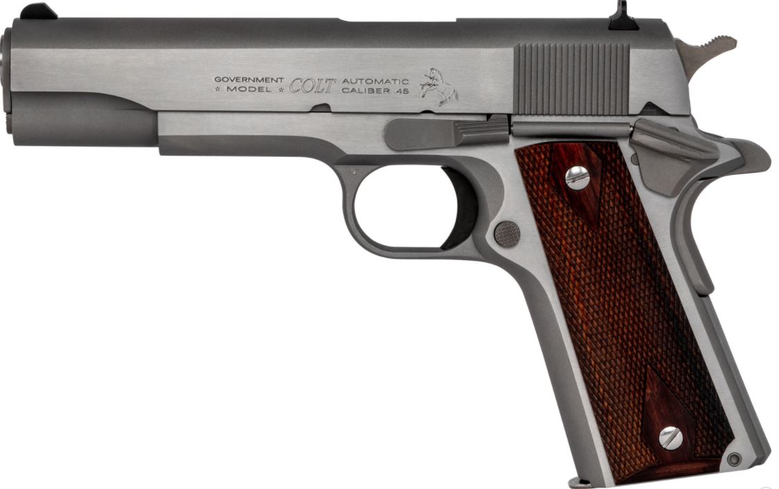 Colt Government Classic Model Series 70, .45ACP - Stainless - Top Gun ...