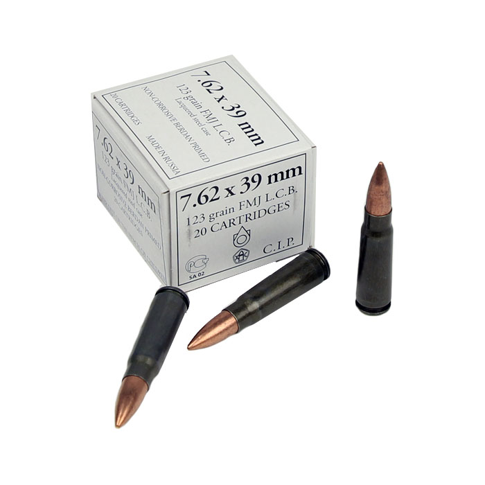 Russian 7.62x39mm 123GR HP - 20RD - Top Gun Supply
