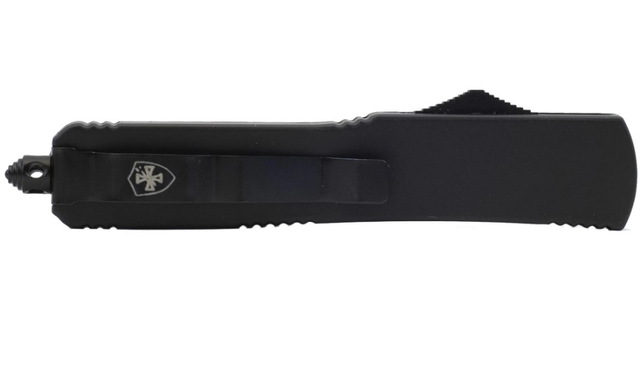 Templar Knife Gen II OTF Black Rubber, Slim - Black Dagger - Top Gun Supply